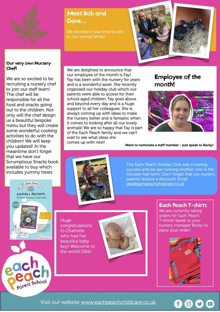 Each Peach Forest School Newsletter | Summer 2020 Edition - Each Peach ...